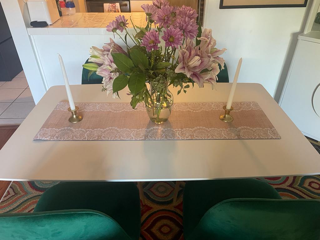 Thermo Heat Resistant Table Trivet Runner (Jute Lace) – rimonaslove